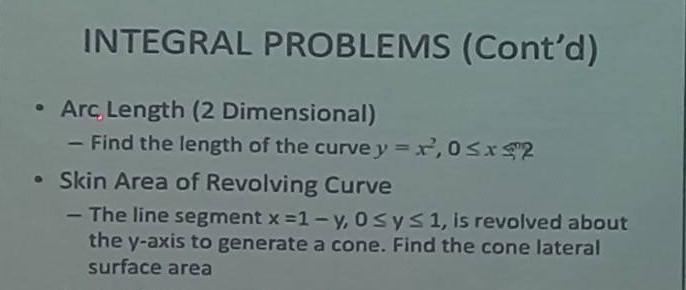 Solved The line segment x=1-y , 0