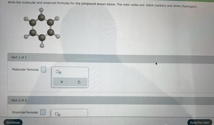 Solved Molecular formula: | Chegg.com