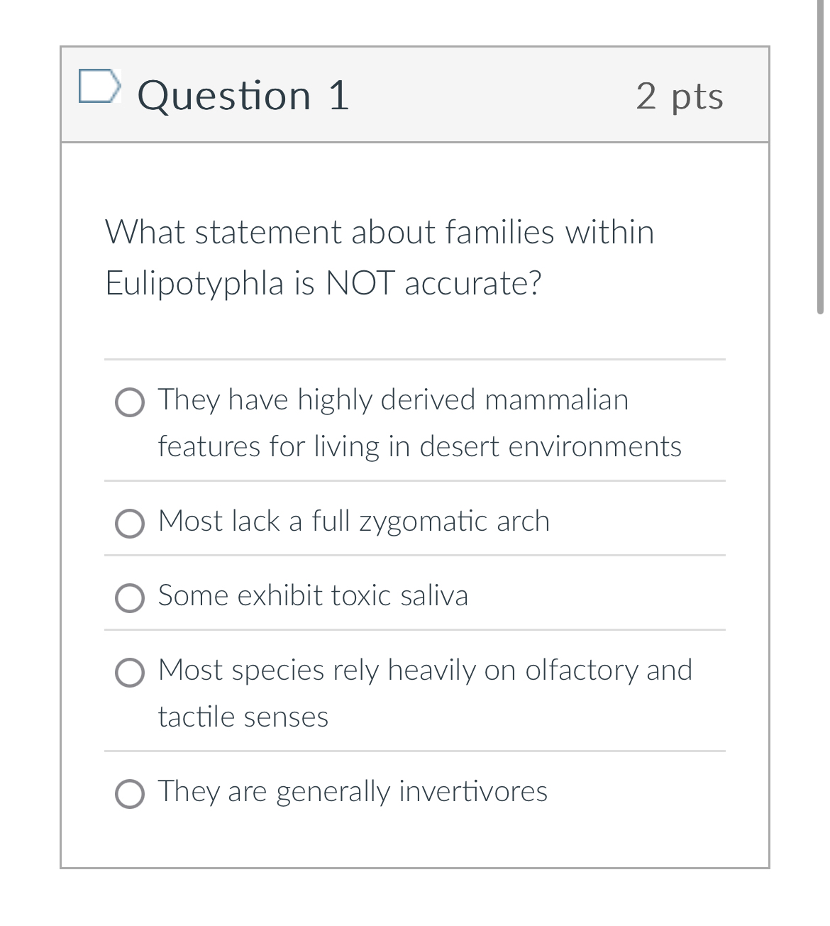 High Quality SOLUTION Question 12 ﻿ptsWhat statement about families within | Chegg.com