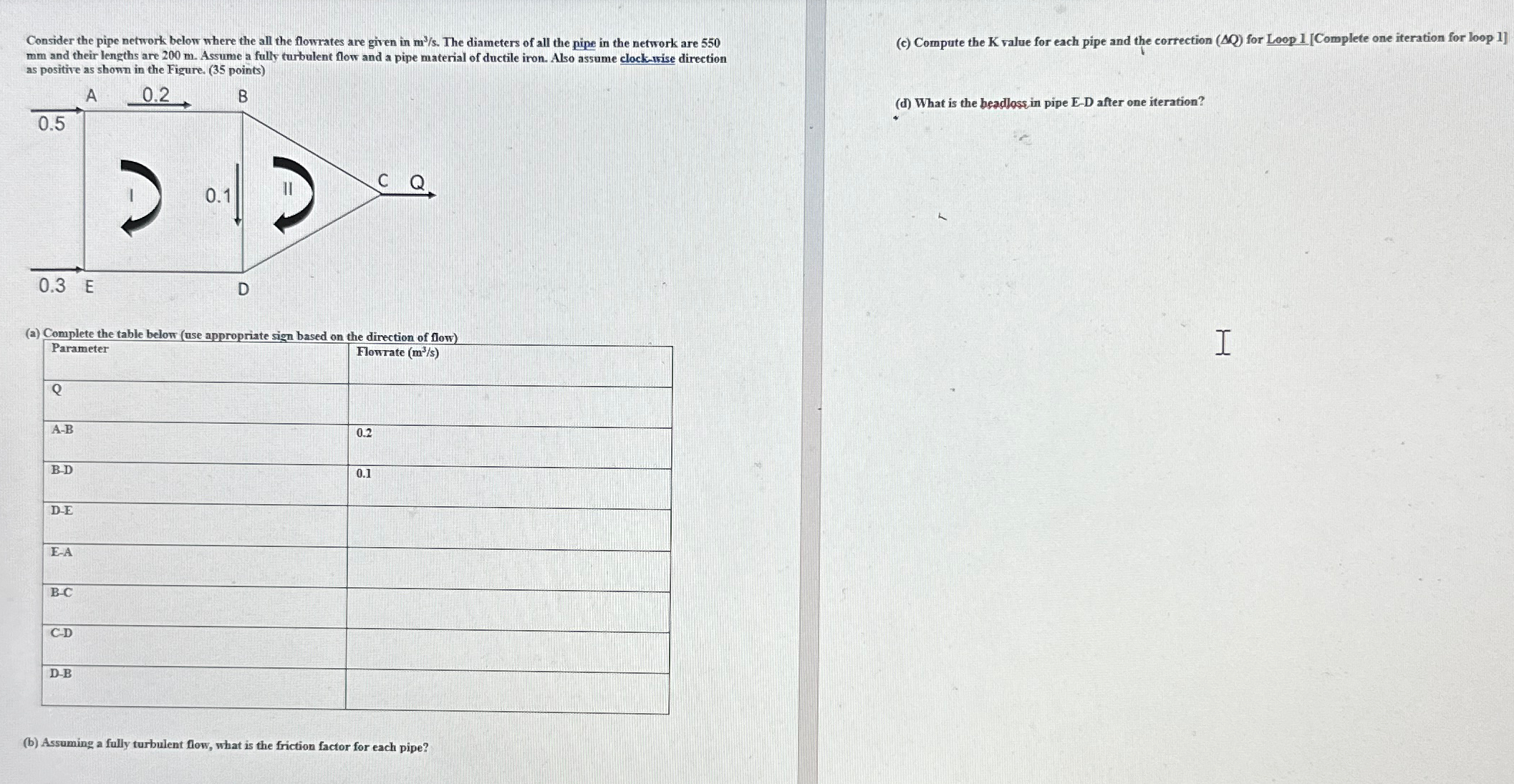 Solved Please show all work for all parts | Chegg.com