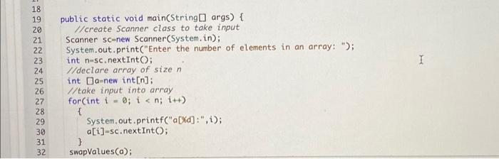 Solved public static void main(String args) \{ //create | Chegg.com