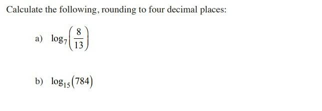 Solved Calculate the following, rounding to four decimal | Chegg.com