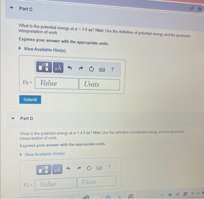 Solved A 100 g particle experiences the one-dimensional, | Chegg.com