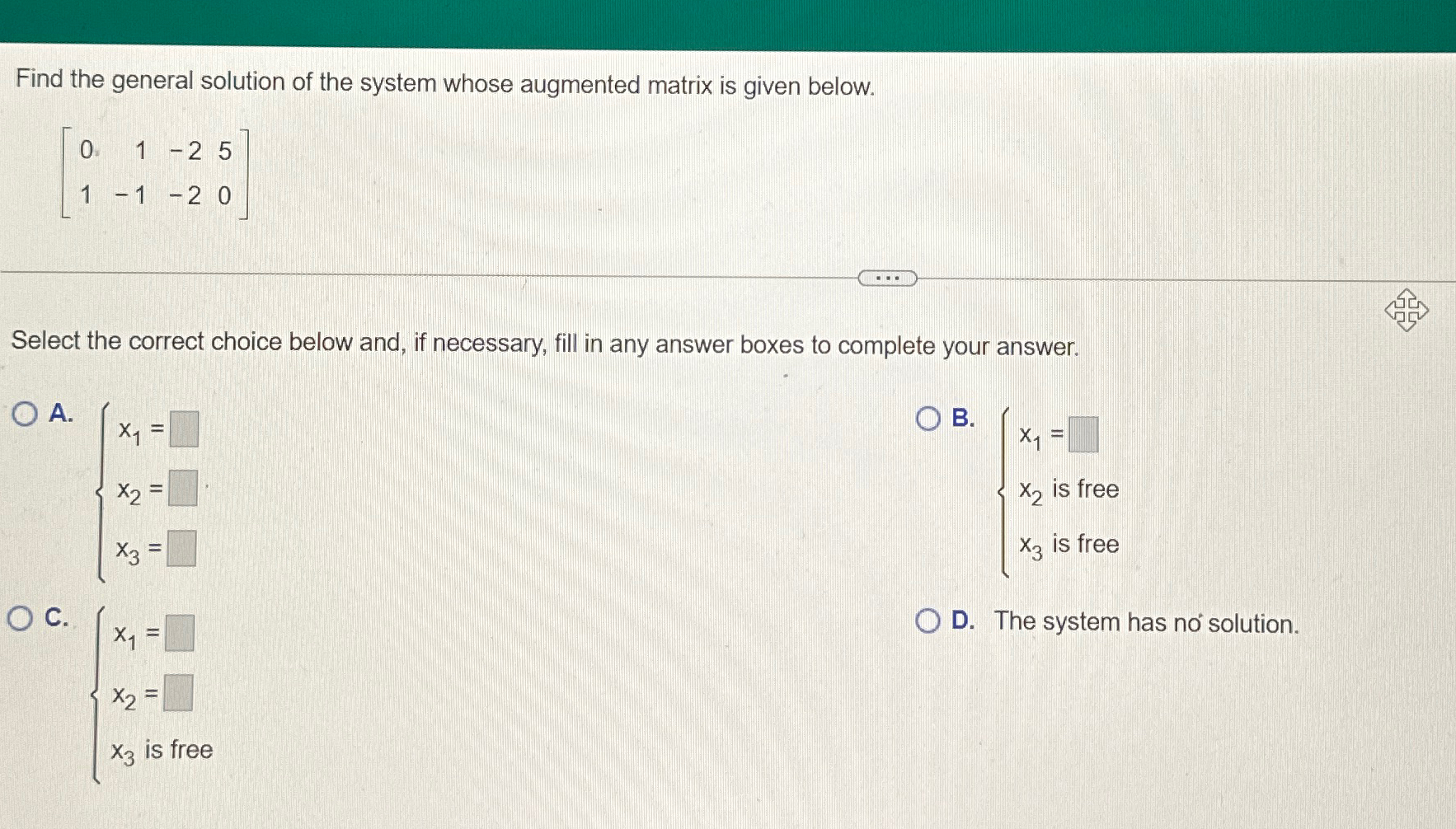Solved Find the general solution of the system whose | Chegg.com