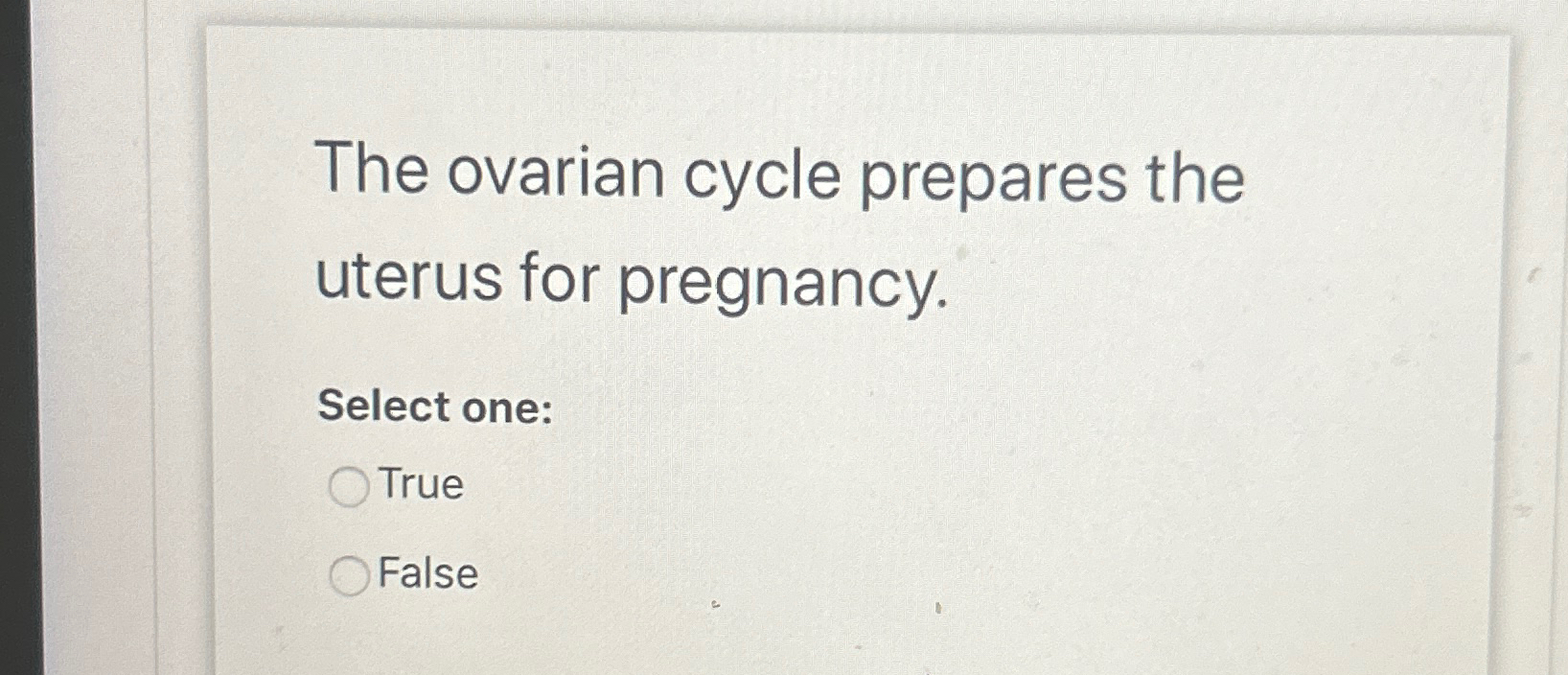 Solved The ovarian cycle prepares the uterus for | Chegg.com