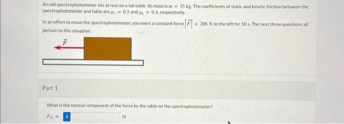 Solved What is the magnitude of the frictional force on the | Chegg.com