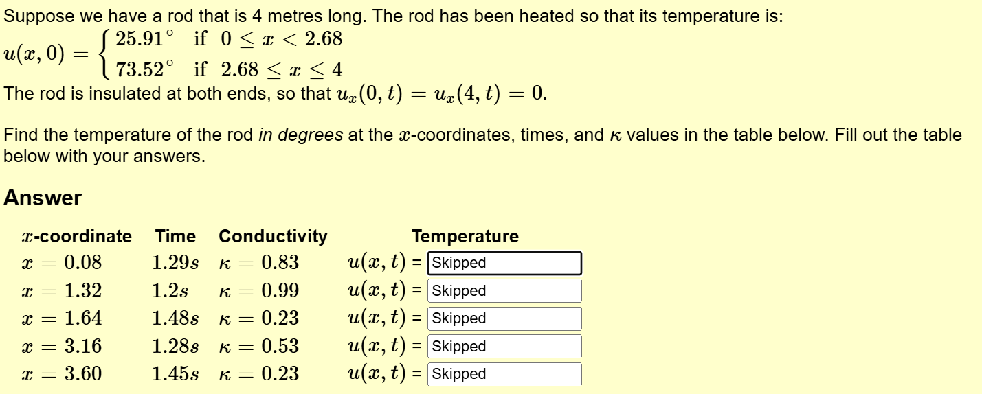 Solved ALL ANSWERS MUST BE BETWEEN 8-10 ﻿DECIMAL PLACES | Chegg.com