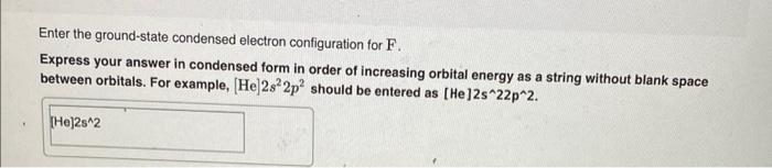 Solved Enter The Ground State Condensed Electron