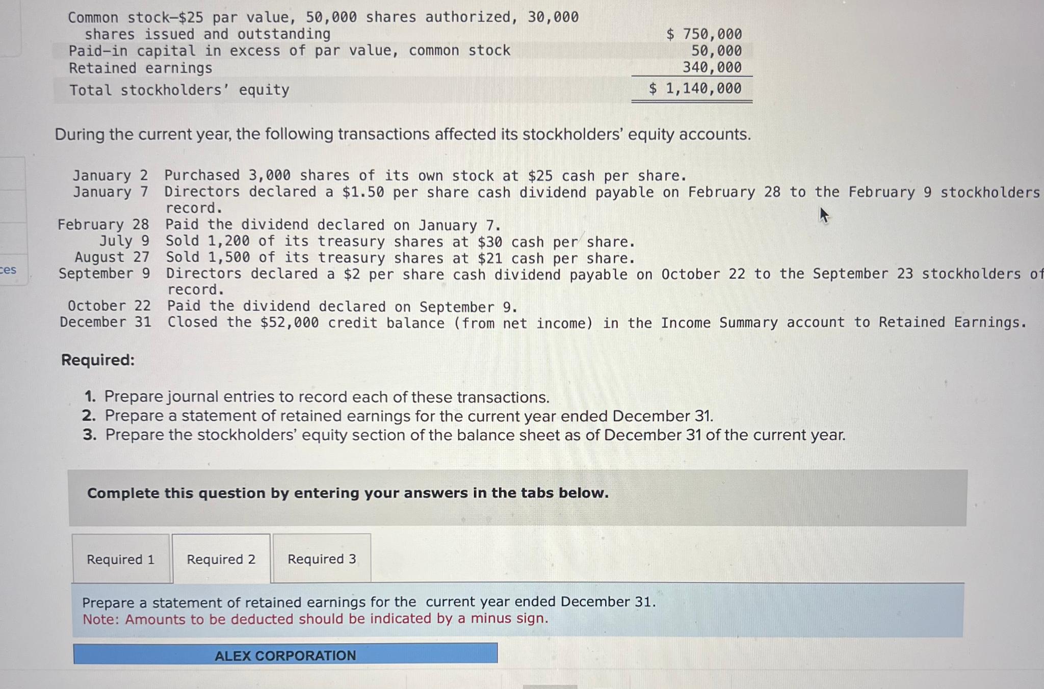 Solved \table[[Common stock- ﻿$25 ﻿par value, 50,000 ﻿shares | Chegg.com