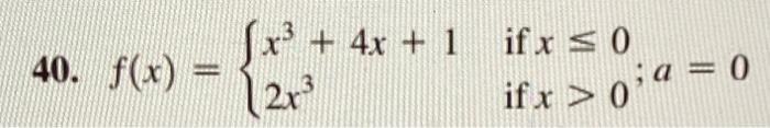 Solved 39–40. Intervals of continuity Complete the following | Chegg.com