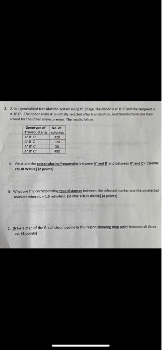 Solved 2 2. In a generalized transduction system using P1 | Chegg.com