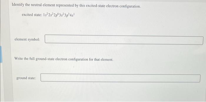 Solved Identify the neutral element represented by this | Chegg.com