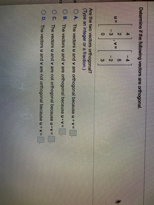 Solved 4 - 3 Compute the orthogonal projection of :) onto | Chegg.com