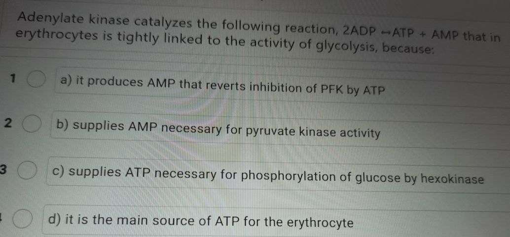 Solved Adenylate kinase catalyzes the following reaction, 2 | Chegg.com