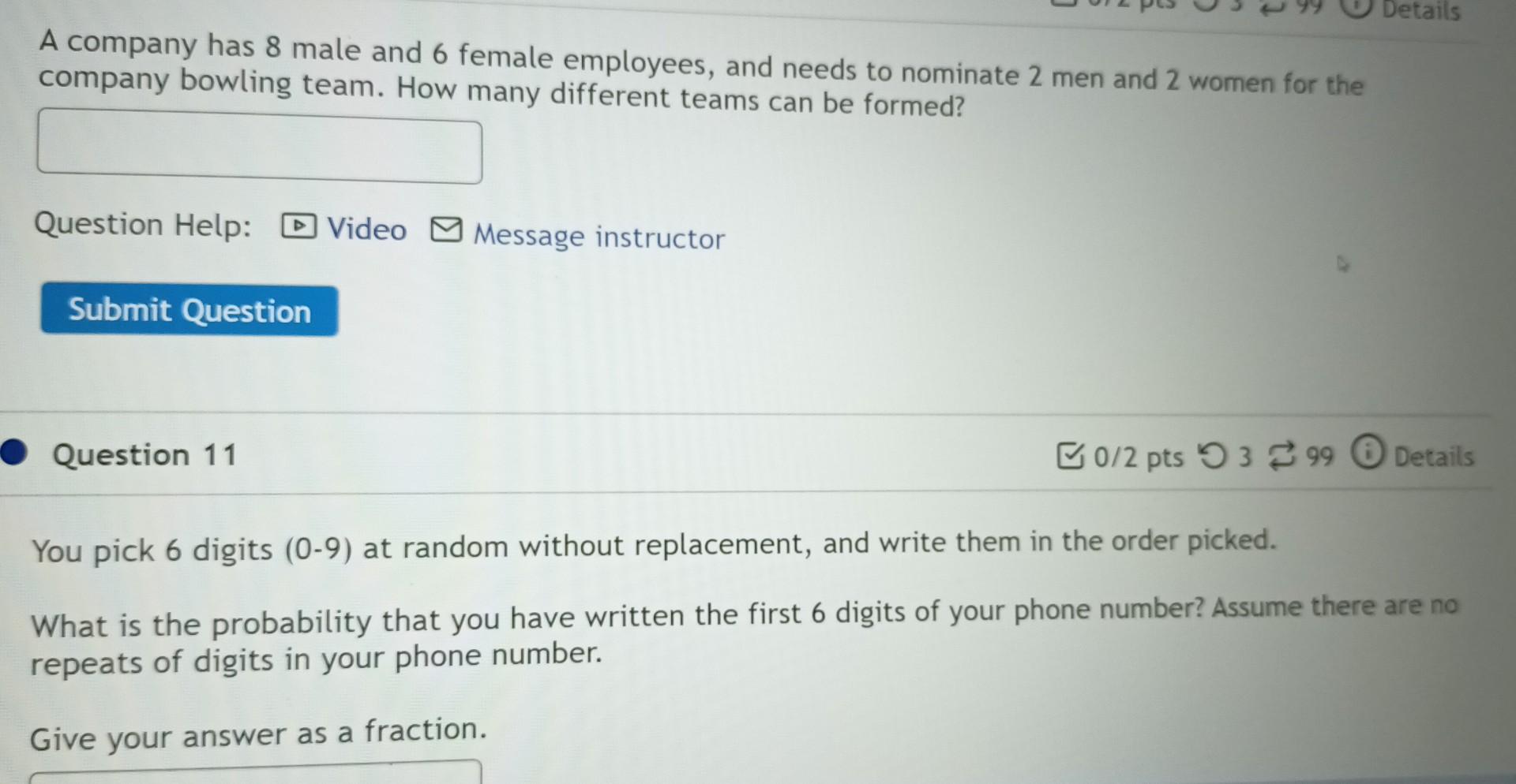 Solved A combination lock uses 4 numbers, each of which can | Chegg.com