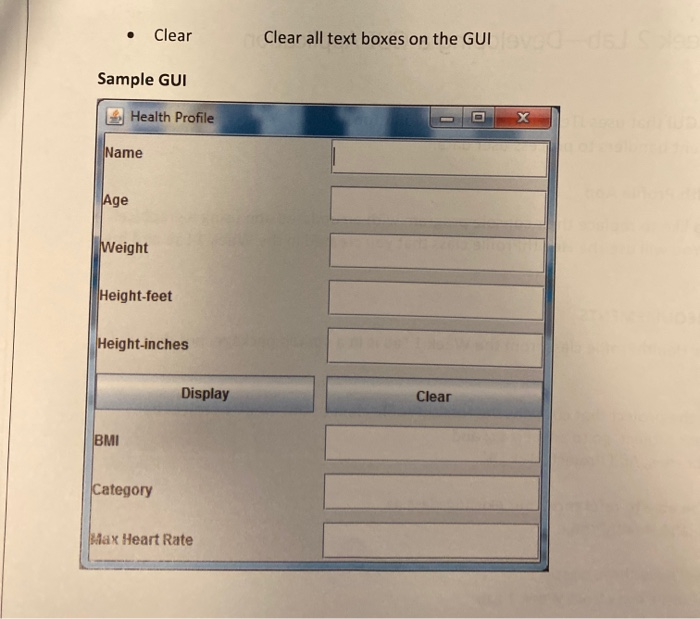 Solved CIS355A Week 2 Lab-Developing a GUI Application | Chegg.com