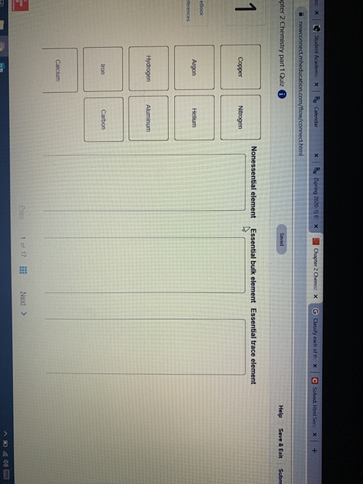 Solved: Classify Each Of The Following As A Nonessential E... | Chegg.com