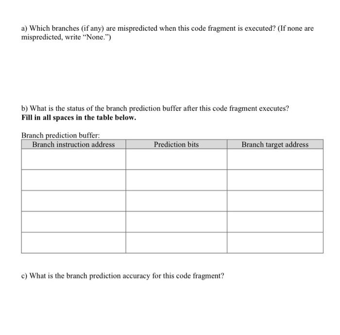 Solved Consider a processor that uses the following 2-bit | Chegg.com