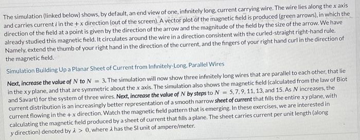 Solved The simulation (linked below) shows, by default, an | Chegg.com