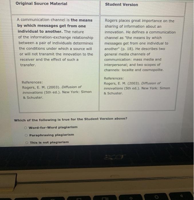Solved Original Source Material Student Version The study of | Chegg.com