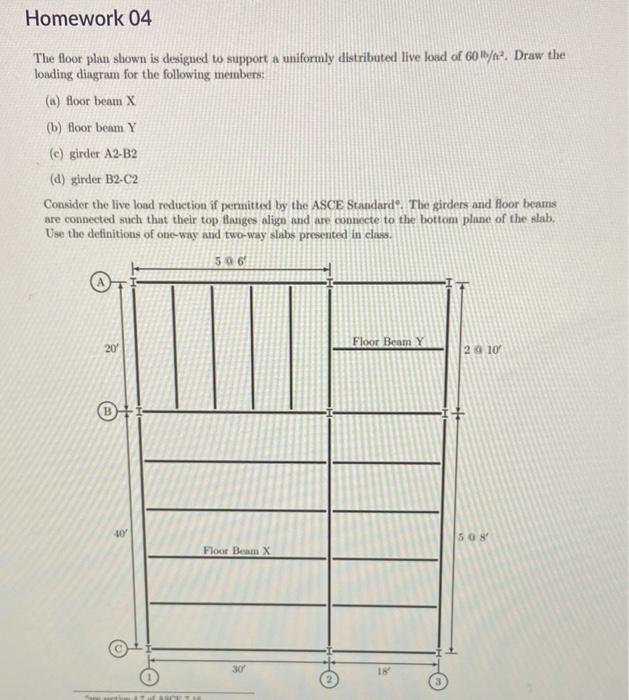 Solved Homework 04 The floor plan shown is designed to | Chegg.com
