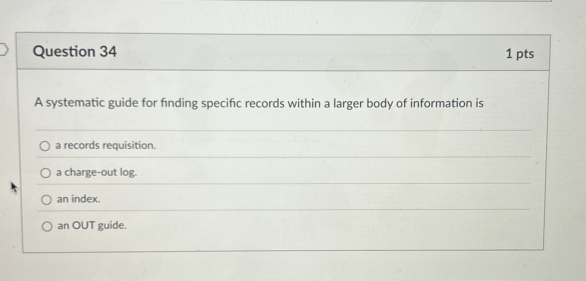 Solved Question 341 ﻿ptsA systematic guide for finding | Chegg.com