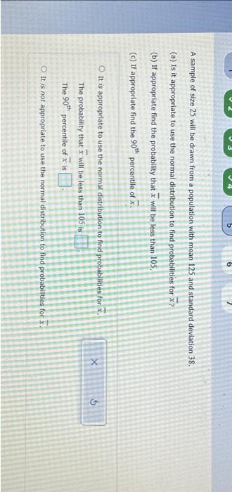 Solved A sample of size 25 will be drawn from a population | Chegg.com