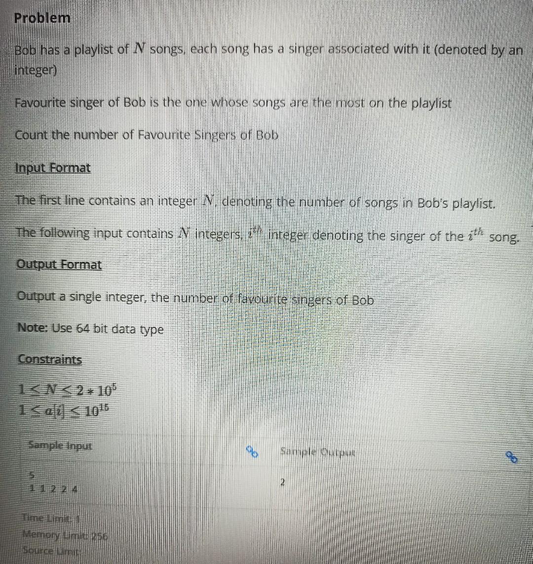 Solved ProblemBot has a playlist of N ﻿songs, each song has | Chegg.com