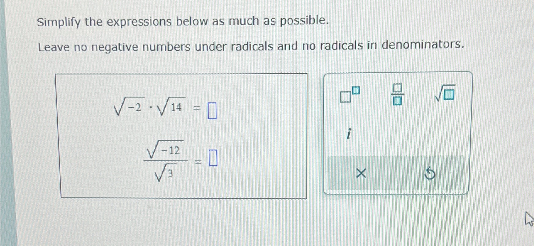 Solved Simplify the expressions below as much as | Chegg.com