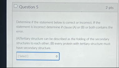 Solved Question 52 ﻿ptsDetermine if the statement below is | Chegg.com