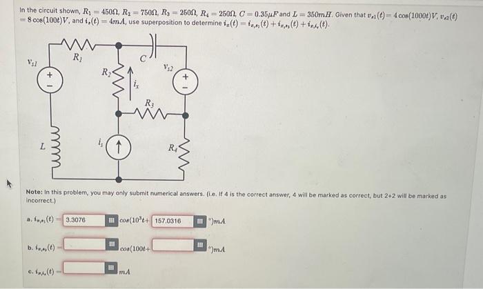 Solved In The Circuit Shown