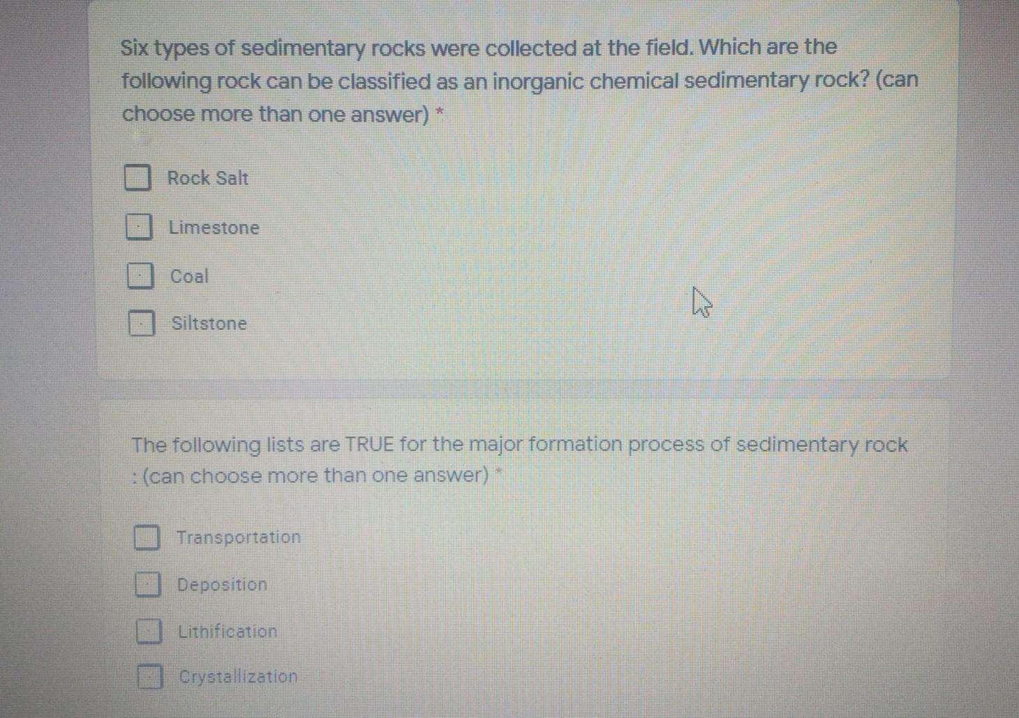 Solved Below are the CORRECT statements about rocks. (can | Chegg.com