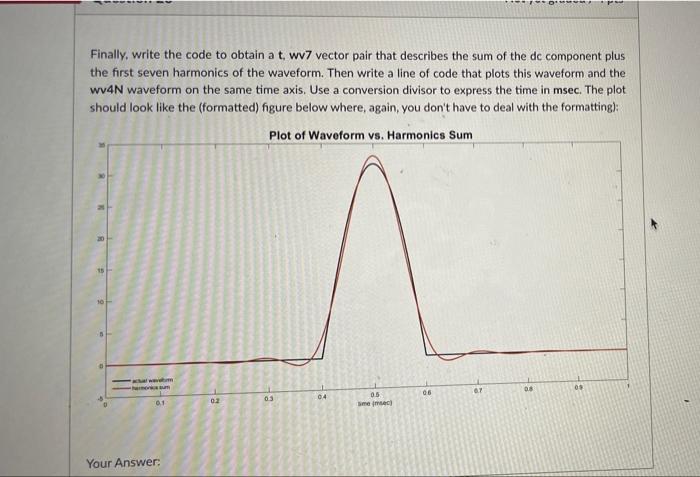 Finally, write the code to obtain a twv7 vector pair | Chegg.com