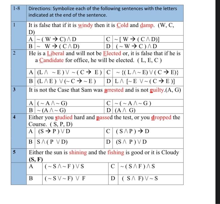 Solved questions 1-8 | Chegg.com