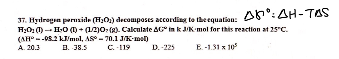 Solved Hydrogen peroxide (H2O2) ﻿decomposes according to the | Chegg.com