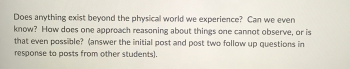 Solved Is it possible to be certain of anything we learn | Chegg.com