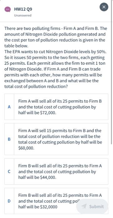 Solved х HW12 Q1 Answered Consider a good produced in a | Chegg.com