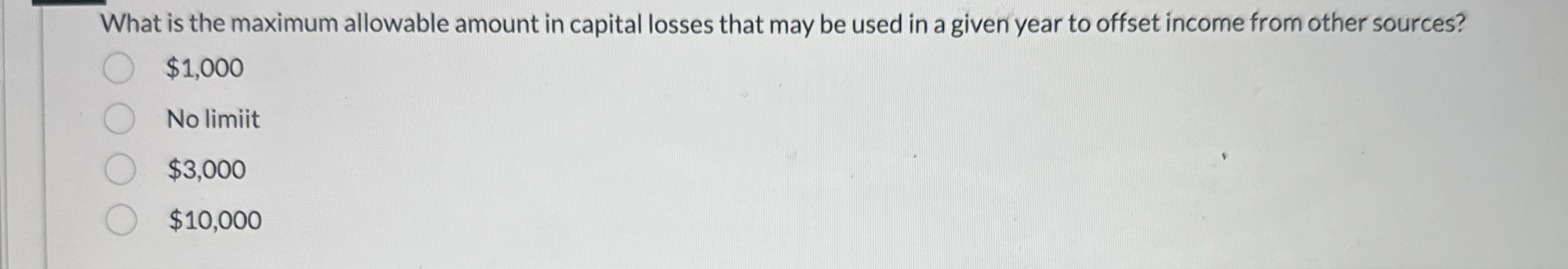 Solved What is the maximum allowable amount in capital | Chegg.com