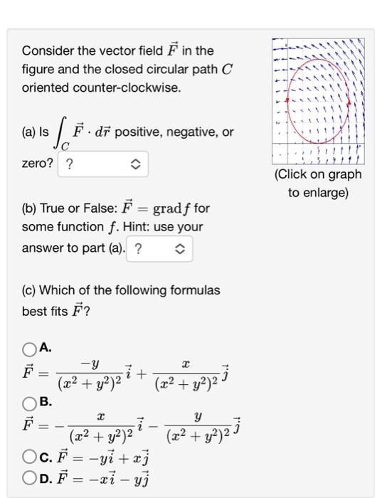 Solved Consider the vector field \\( \\vec{F} \\) in the | Chegg.com