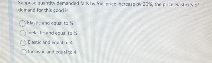 Solved Which demand curve represents the most inelastic | Chegg.com
