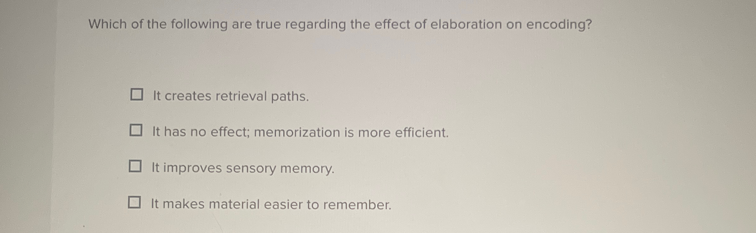 Solved Which of the following are true regarding the effect | Chegg.com