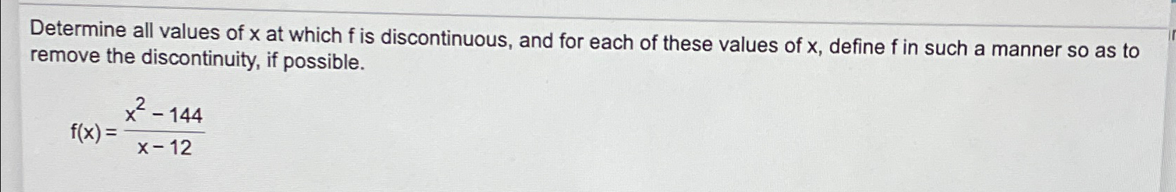 Solved Determine all values of x ﻿at which f ﻿is | Chegg.com