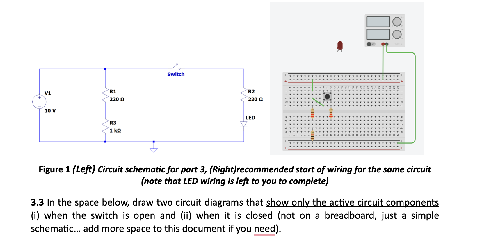 Solved In the space below, draw two circuit diagrams that | Chegg.com
