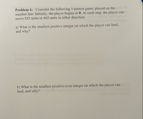 Problem 6: Consider the following 1-person game, | Chegg.com