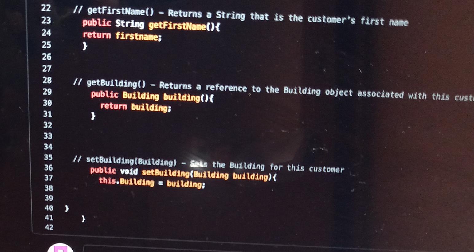 Solved // Add instance variables private String lastname | Chegg.com