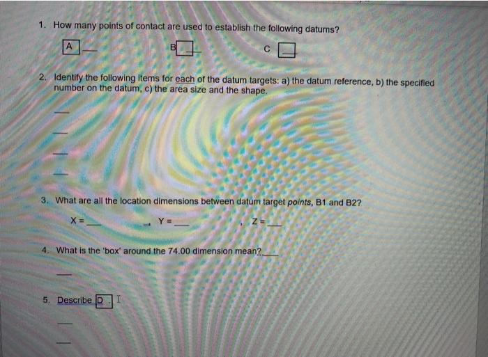 1. How many points of contact are used to establish | Chegg.com