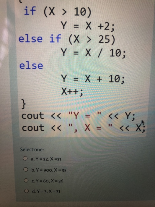Solved 124 What Is The Output Of The Following Program Int 2389