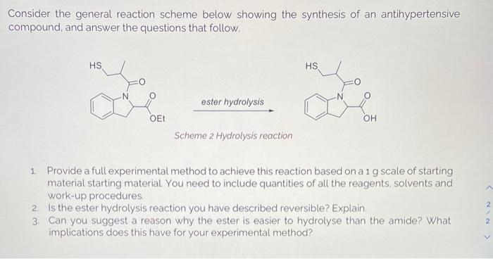 Solved Consider the general reaction scheme below showing | Chegg.com