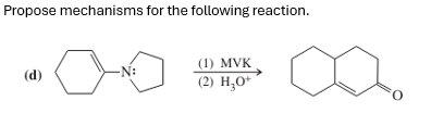 Solved Propose mechanisms for the following reaction. | Chegg.com