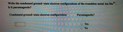 Solved Write the condensed ground-state electron | Chegg.com